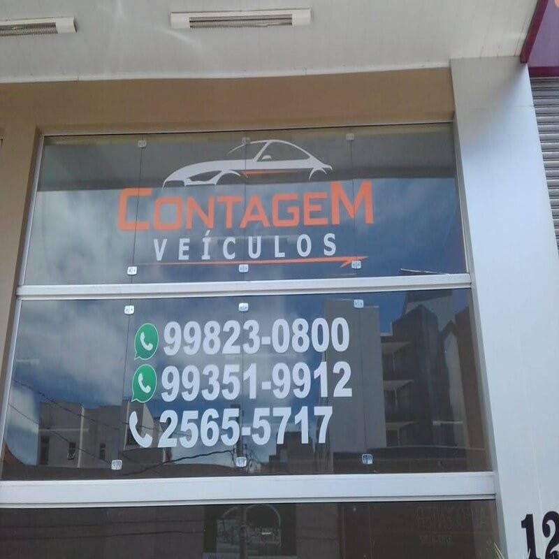 Placa em acm adesivada - Evolui